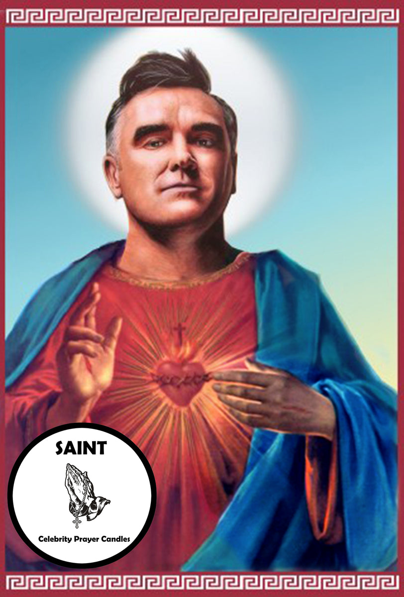 Morrissey Celebrity Prayer Candle – Celeb Prayer Candles