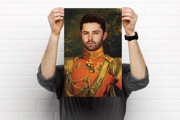 Baker Mayfield Funny Celebrity Poster – Celeb Prayer Candles