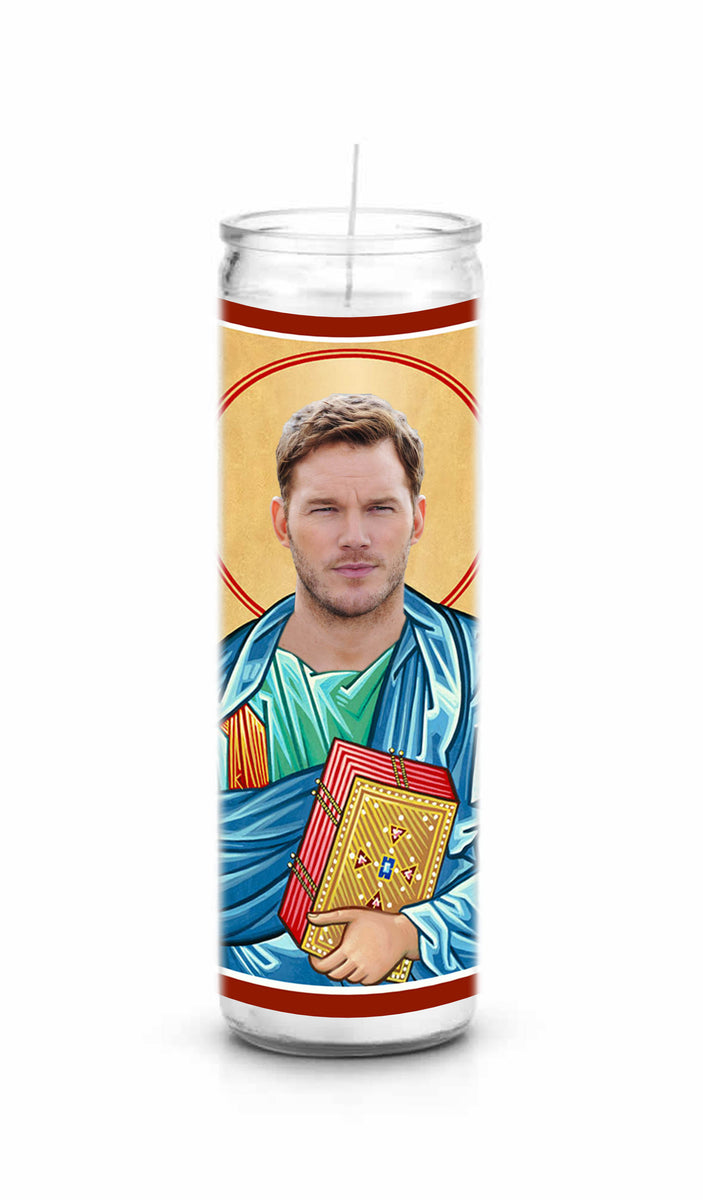 Chris Pratt Celebrity Prayer Candle – Celeb Prayer Candles