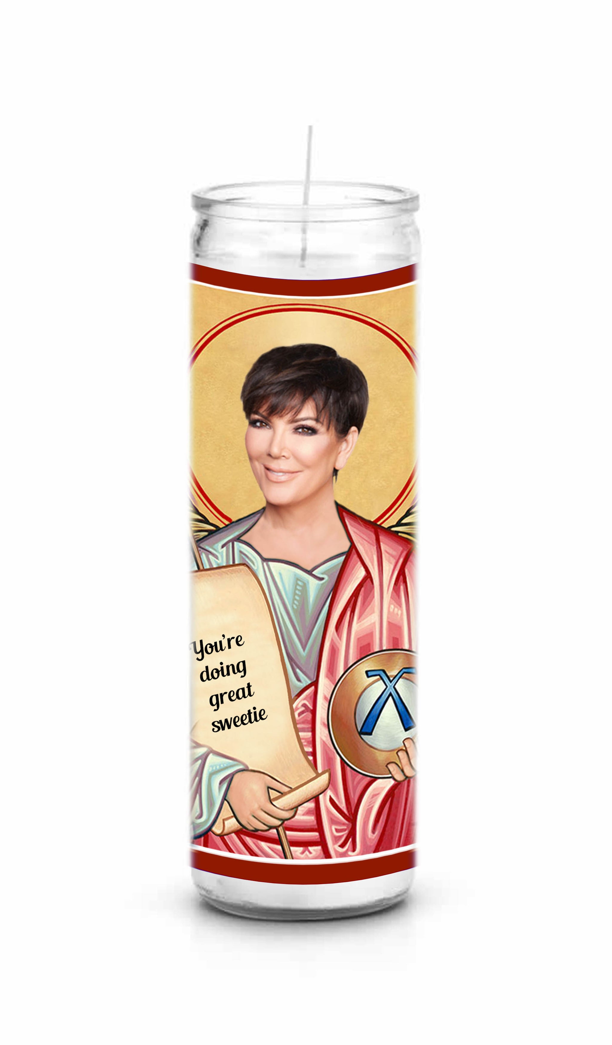 Kris Jenner Celebrity Prayer Candle – Celeb Prayer Candles