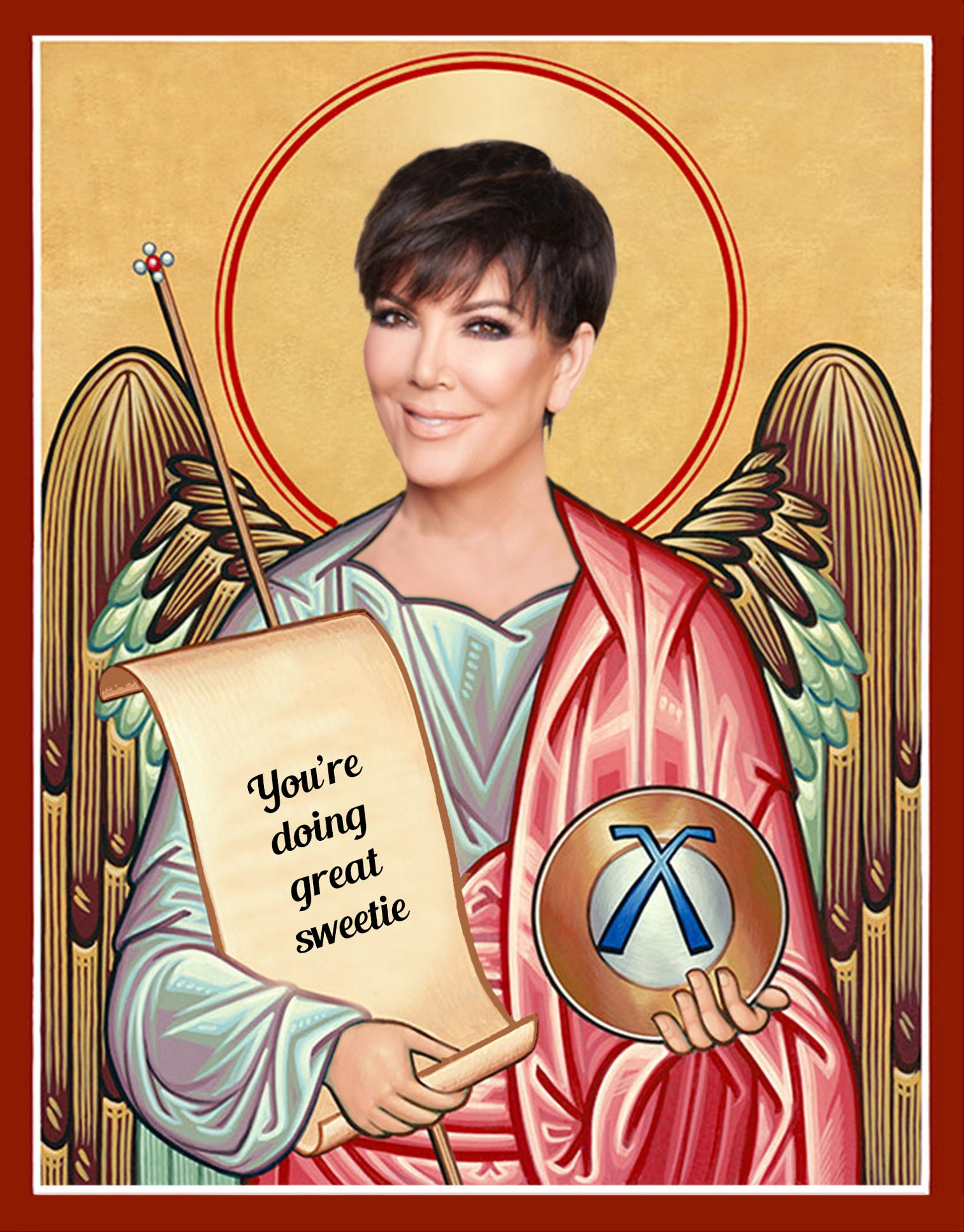 Kris Jenner Celebrity Prayer Candle – Celeb Prayer Candles