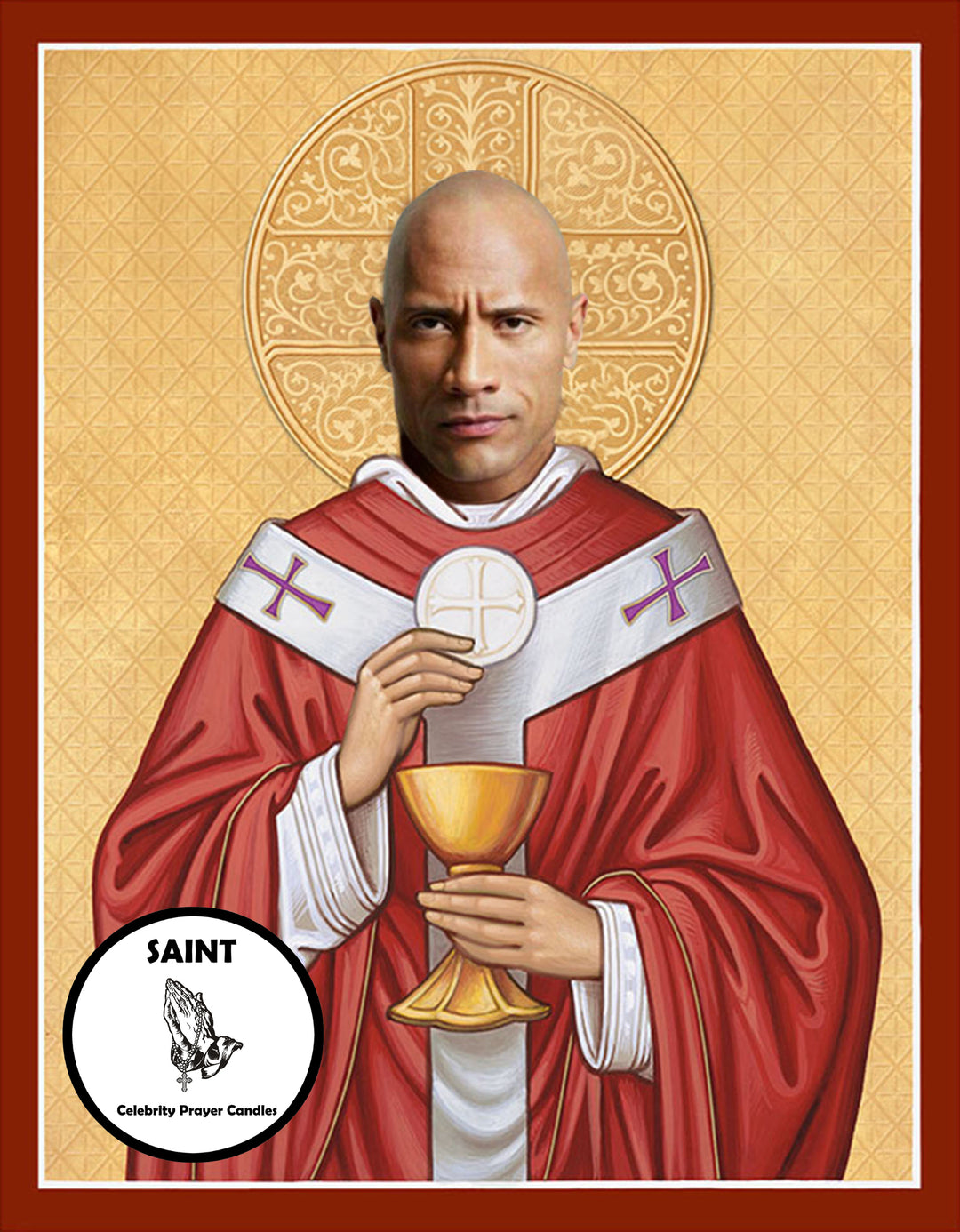 Dwayne The Rock Johnson Celebrity Prayer Candle – Celeb Prayer Candles