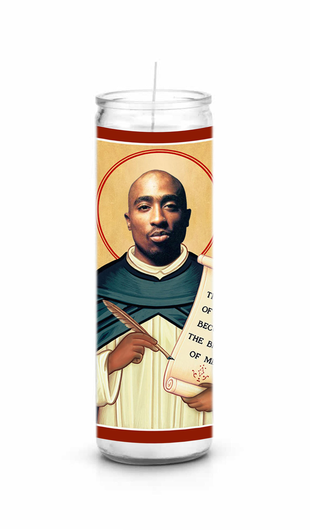 Tupac Shakur 2Pac Celebrity Prayer Candle – Celeb Prayer Candles